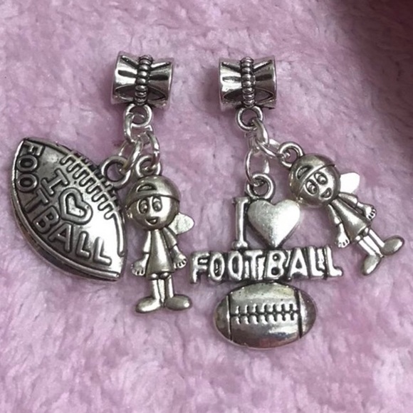 Jewelry | Son I Love Football Dangle Charm Set For Bracelet Necklace ...